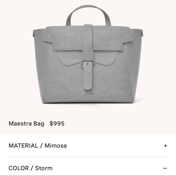 Senreve | Bags | Senreve Maestra Large Mimosa Bag In Storm Grey | Poshmark